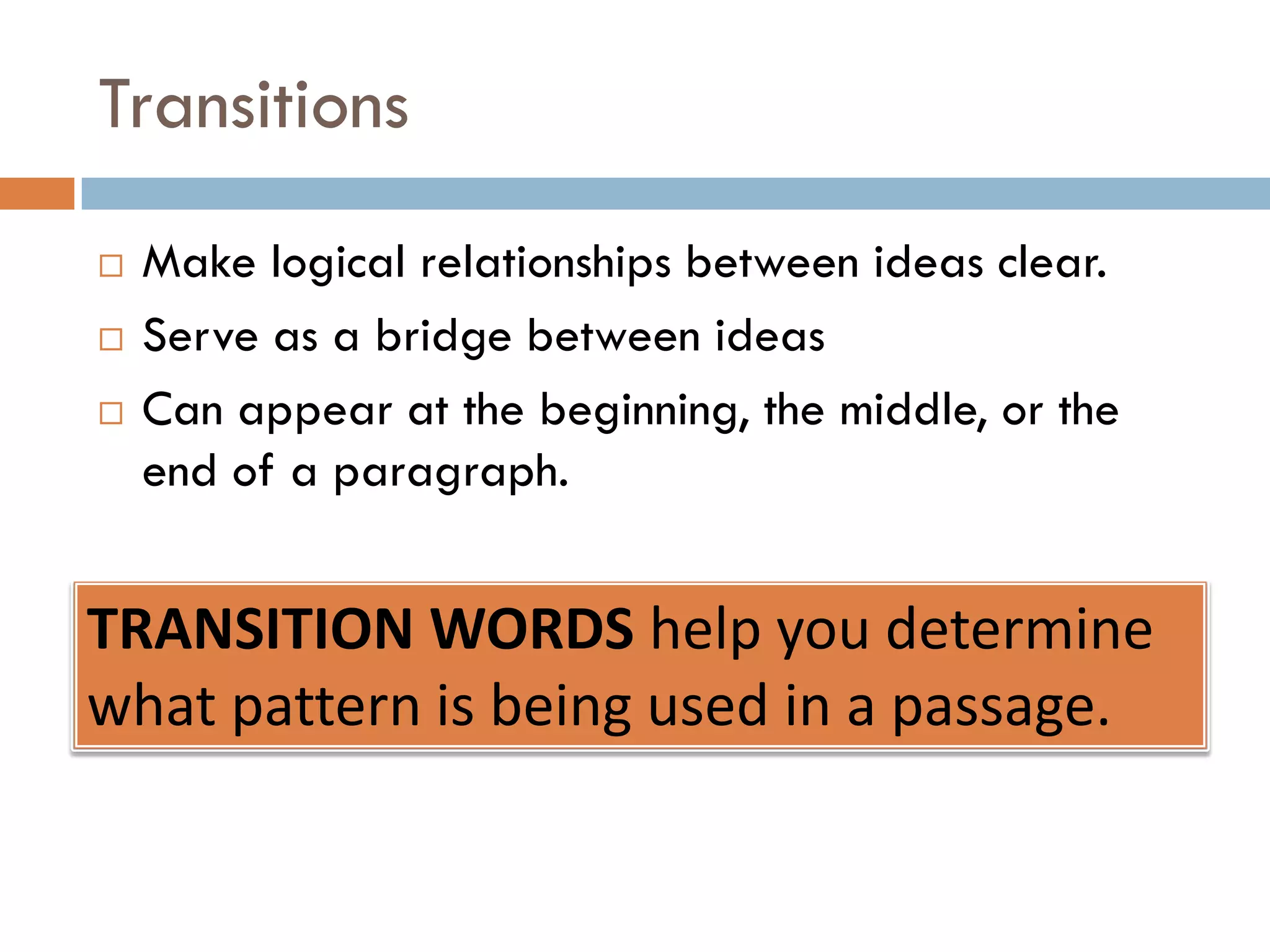 Patterns of organization time and space | PPTX