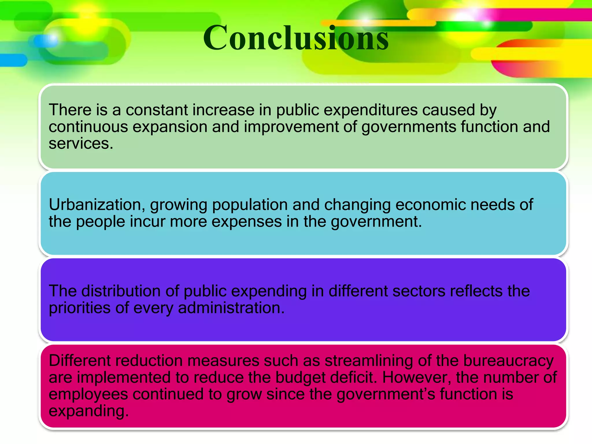 Patterns of Philippine Expenditure | PPTX