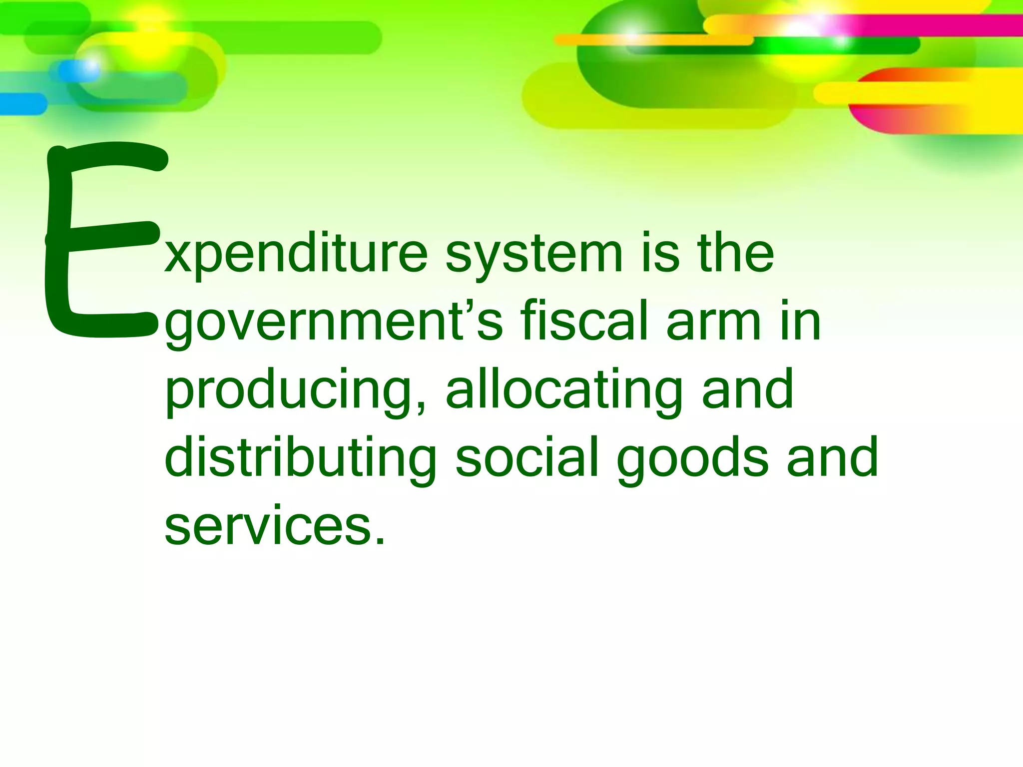 Patterns of Philippine Expenditure | PPTX