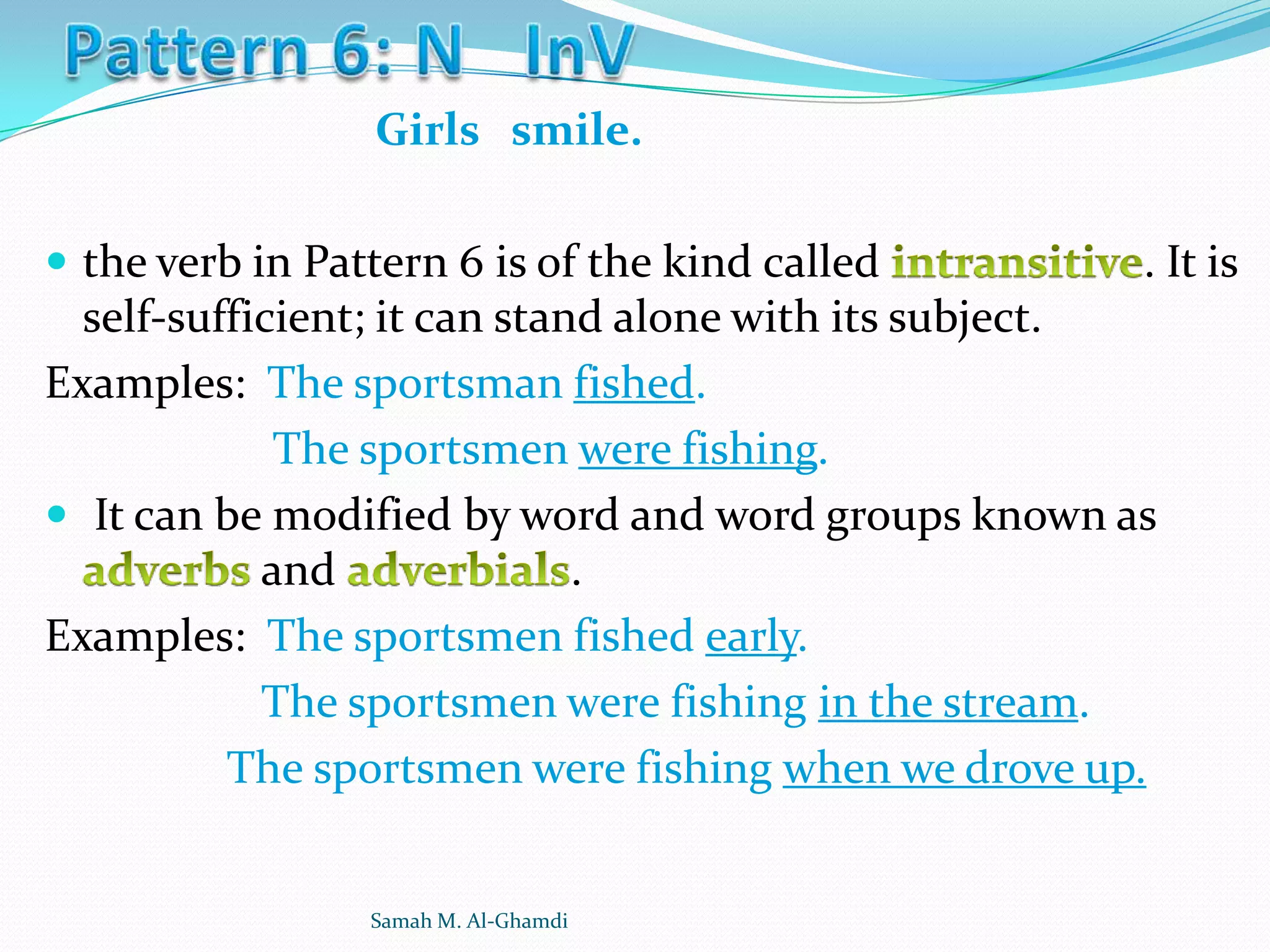 Patterns of sentence by samah m[1]..pptx