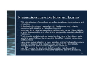 Patterns of subsistence shree's presentation | PPT