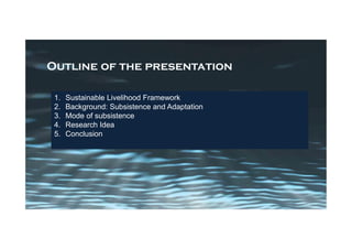 Patterns of subsistence shree's presentation | PPT
