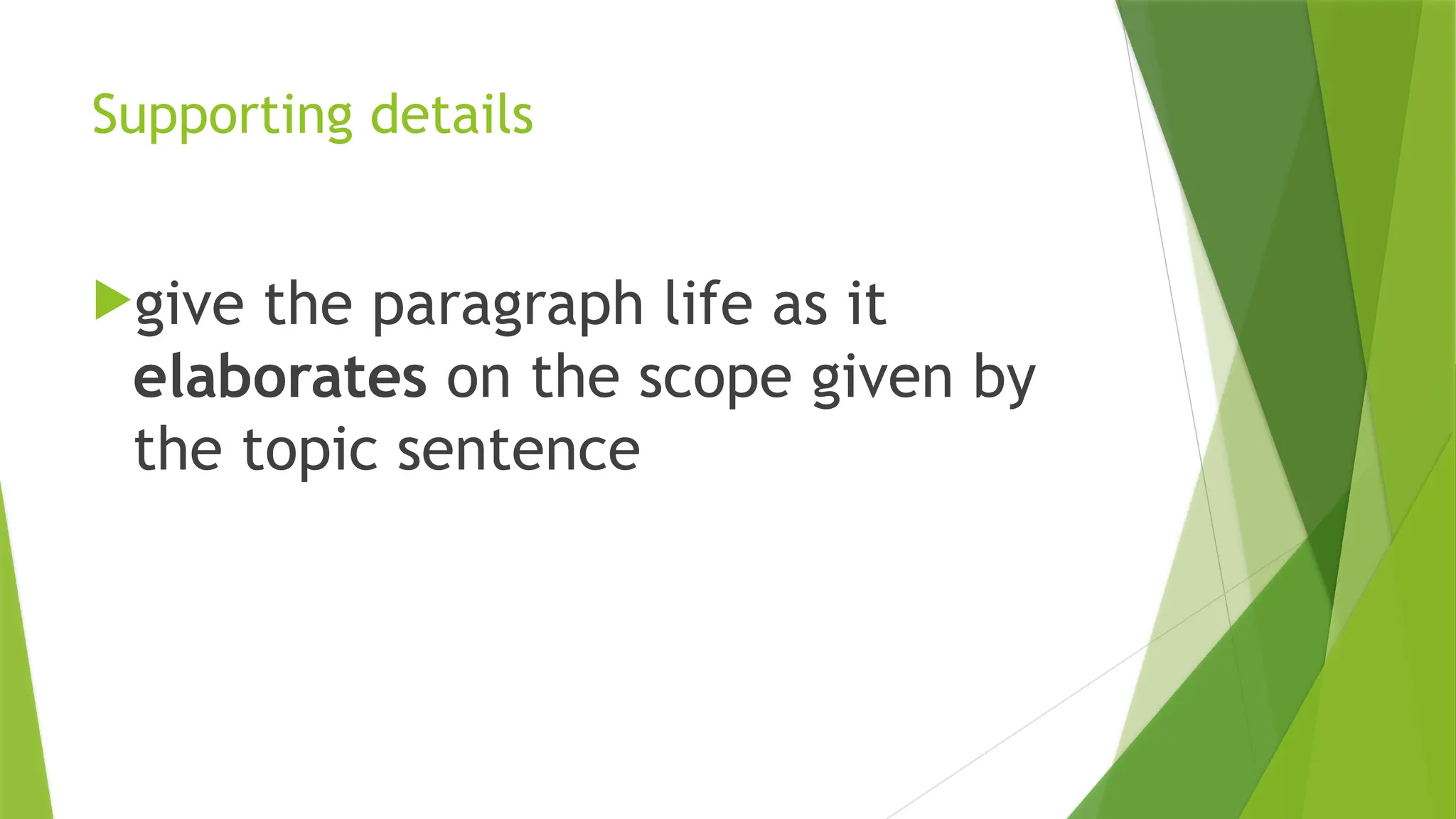 patterns of text development: narration, description, definition ...