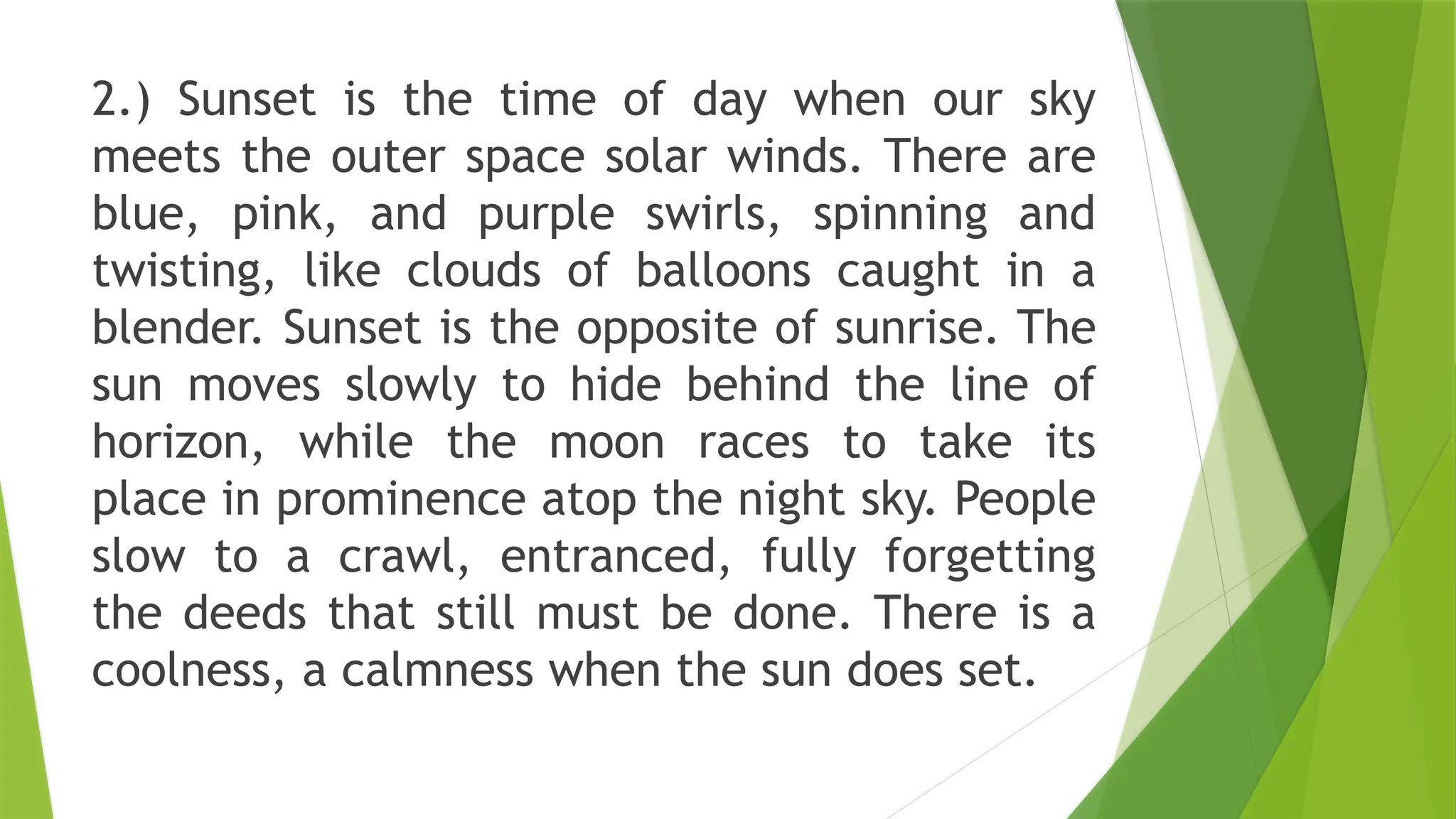 patterns of text development: narration, description, definition ...