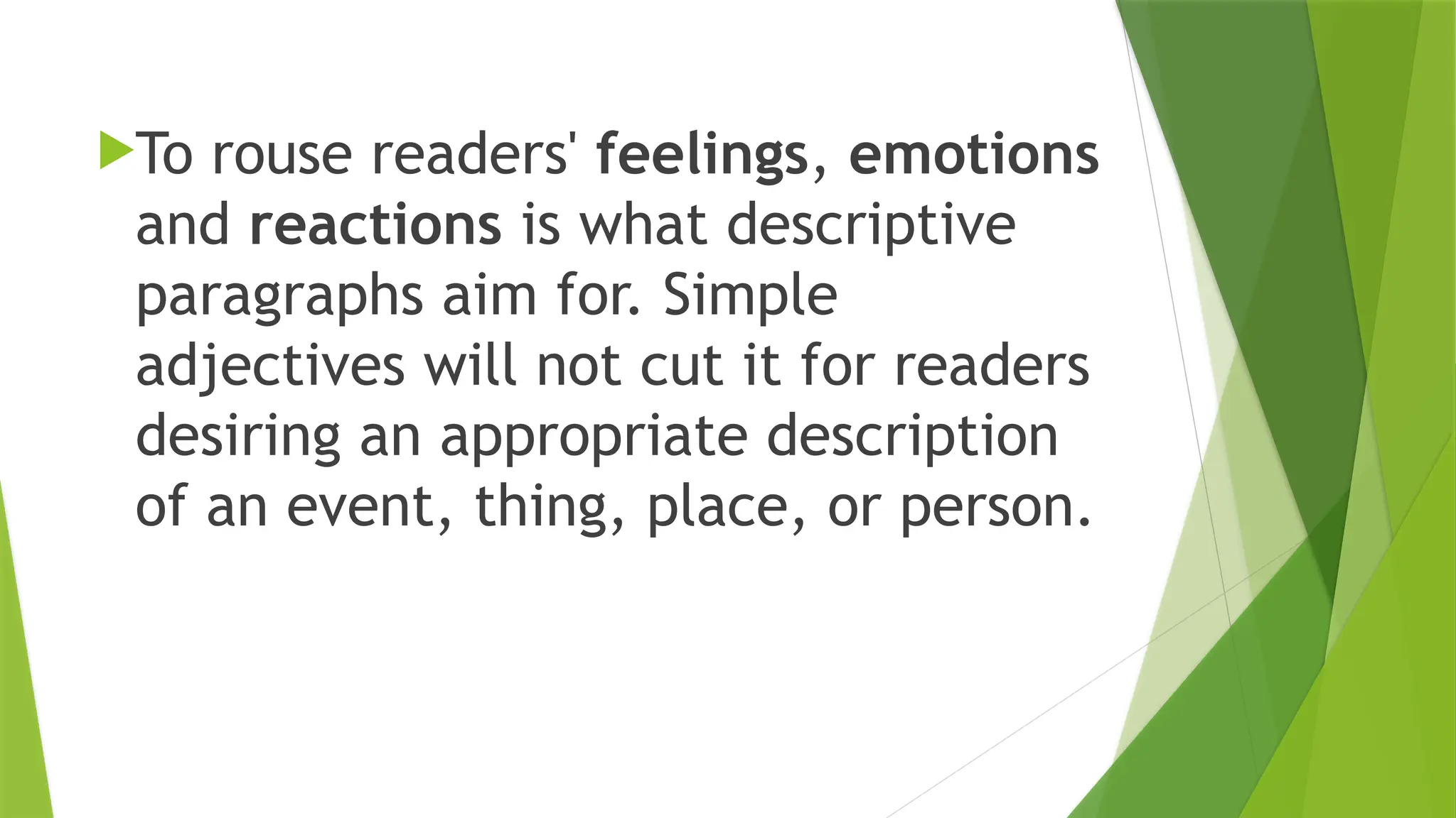 patterns of text development: narration, description, definition ...