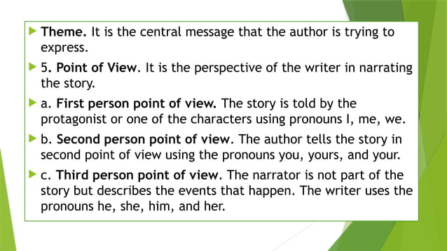 patterns of text development: narration, description, definition ...
