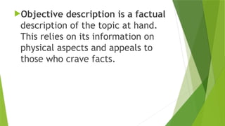patterns of text development: narration, description, definition ...