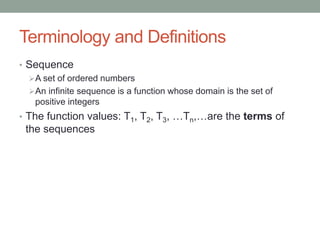 Patterns, sequences and series | PPT
