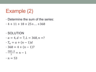 Patterns, sequences and series | PPT