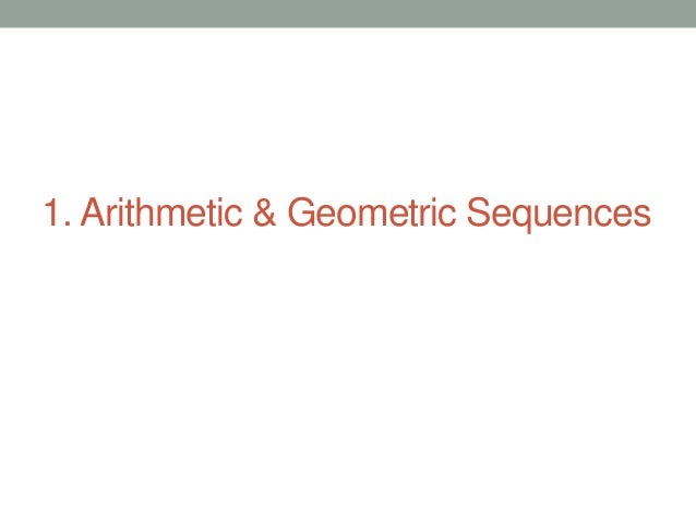 Patterns, sequences and series