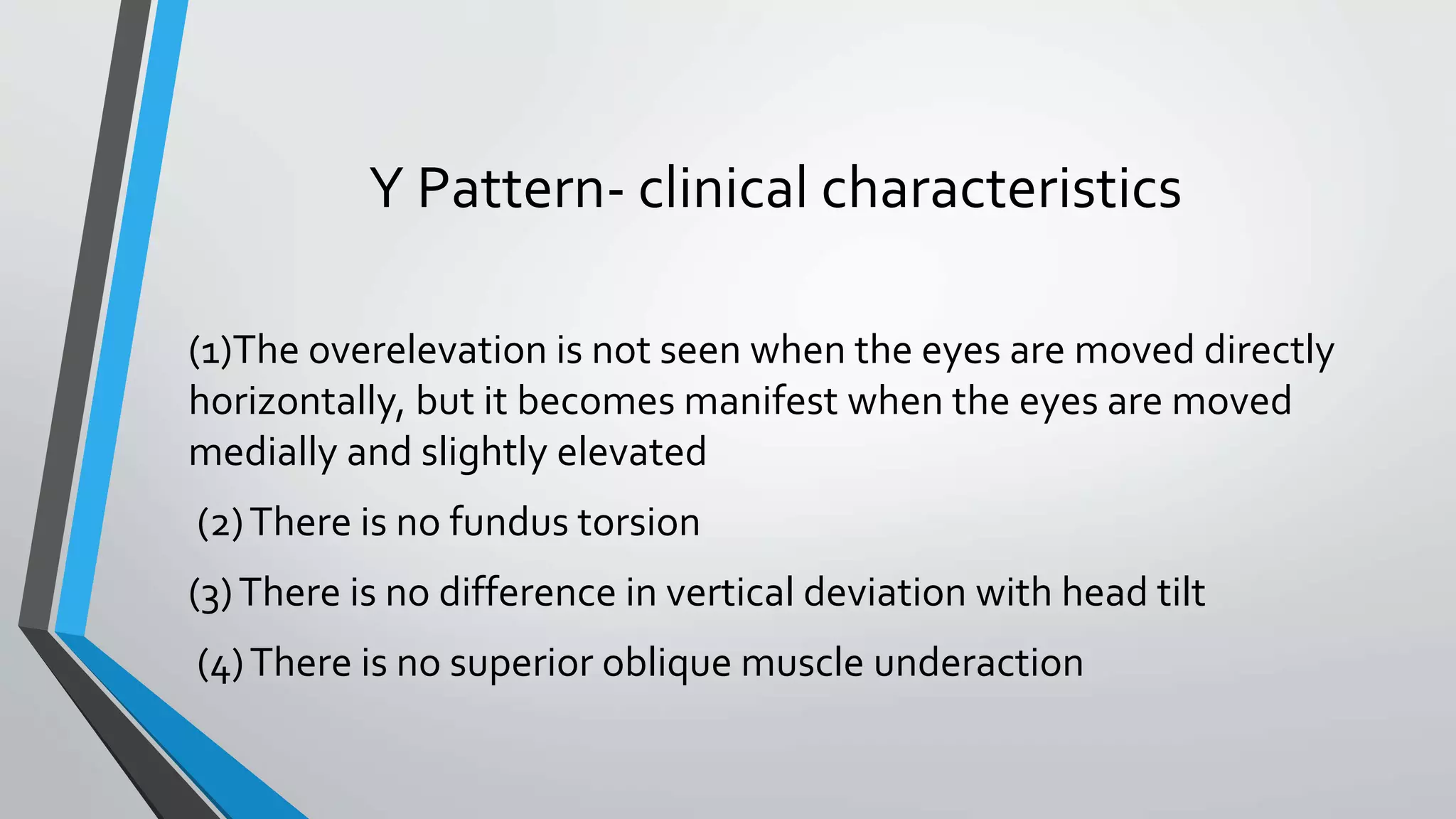 Pattern strabismus | PPTX