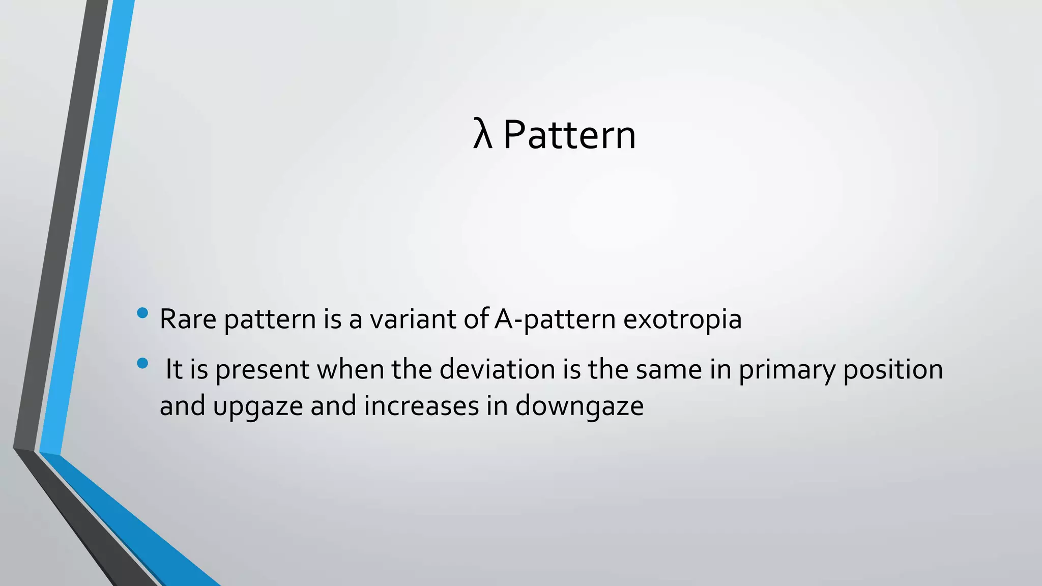 Pattern strabismus | PPTX | Eye and Vision Conditions | Diseases and ...