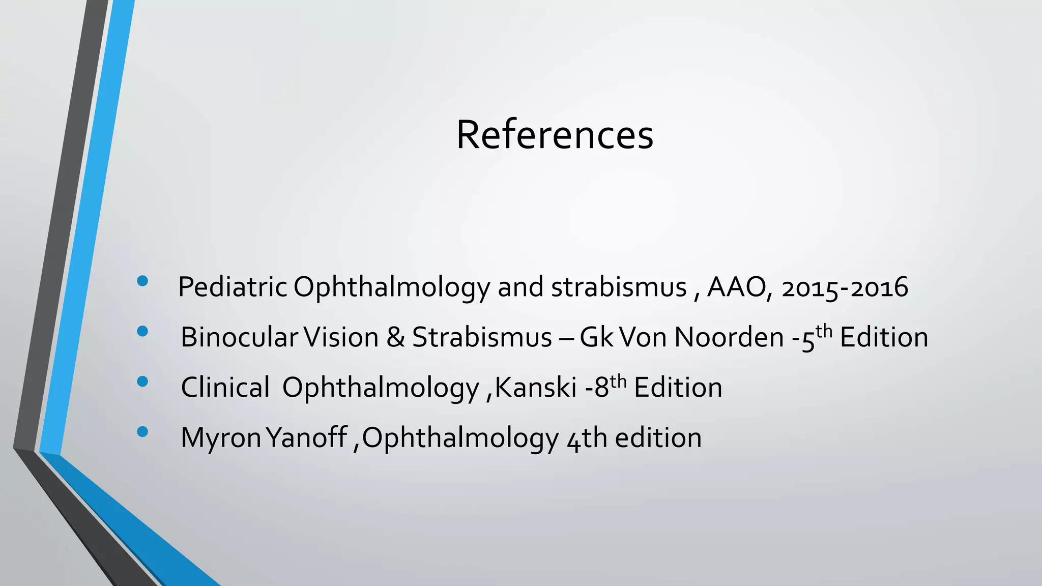 Pattern strabismus | PPTX