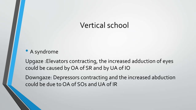 Pattern strabismus | PPTX | Eye and Vision Conditions | Diseases and ...