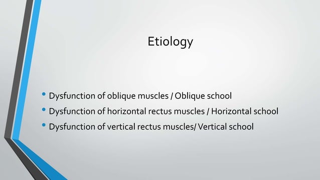 Pattern strabismus | PPTX | Eye and Vision Conditions | Diseases and ...