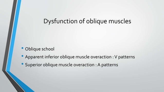 Pattern strabismus | PPTX | Eye and Vision Conditions | Diseases and ...