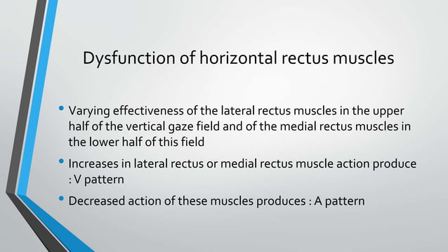 Pattern strabismus | PPTX | Eye and Vision Conditions | Diseases and ...