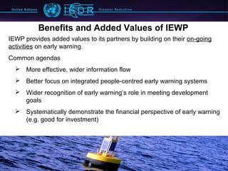 The Framework for the Multi-Hazard Global Early Warning System | PPT