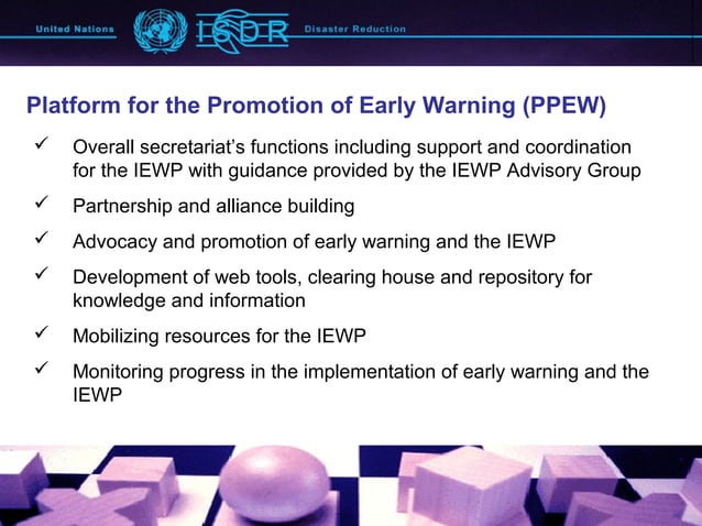 The Framework for the Multi-Hazard Global Early Warning System | PPT ...