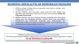 Menggerakkan ekonomi desa Melalui BUMDes | PPTX