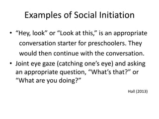 Autism and Social Skills Development | PPTX