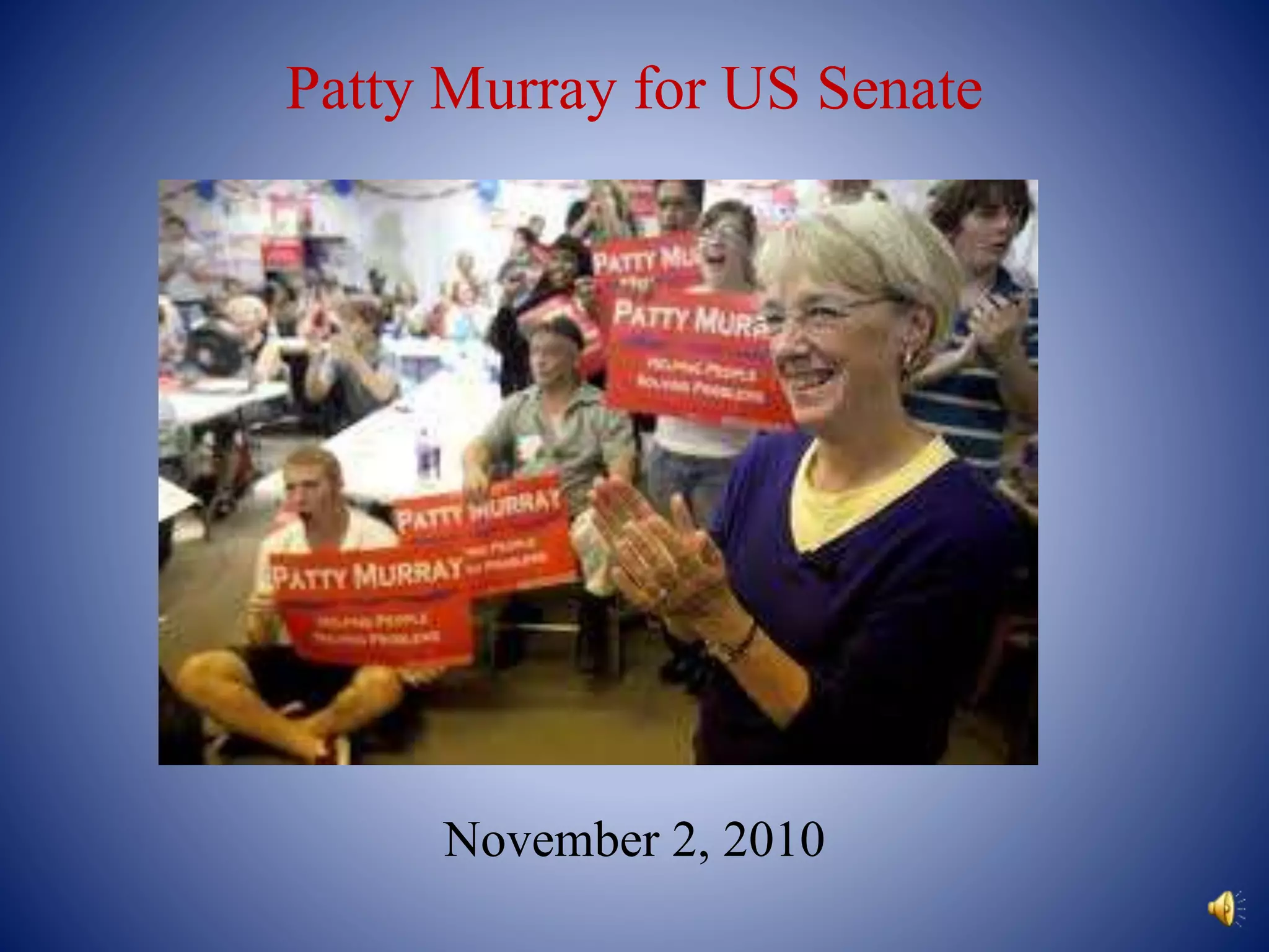 Patty murray presentation | PPT