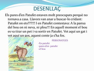 Patufet | PPTX