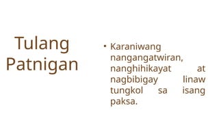 PANITIKAN NG PILIPINAS PATULANG TALAKAYAN | PPT