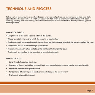 Patwa craft - India | PDF