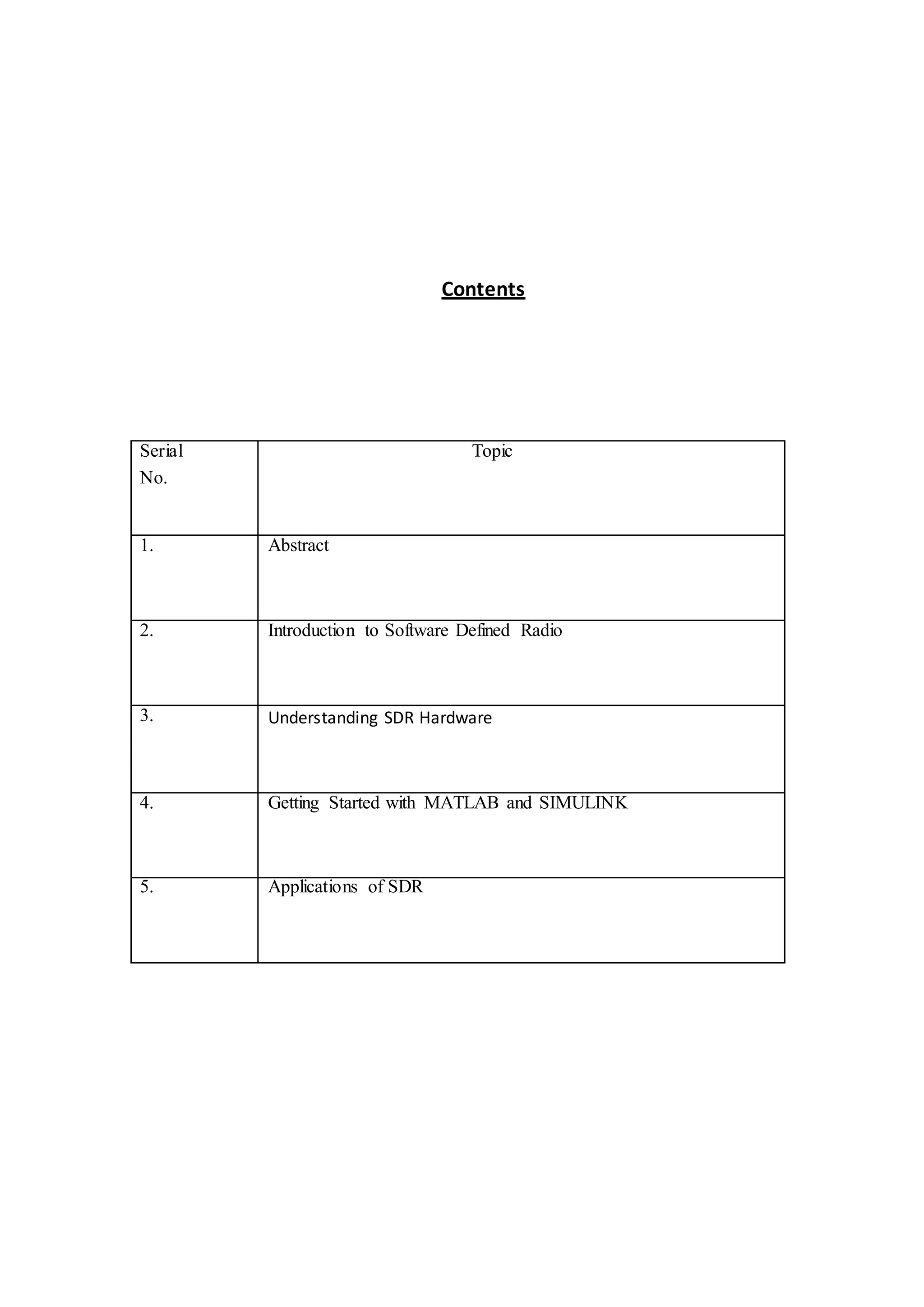 SOFTWARE DEFINED RADIO | DOCX