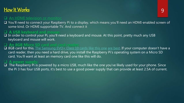 Raspberry Pi | PPTX | Computer Peripherals | Computing