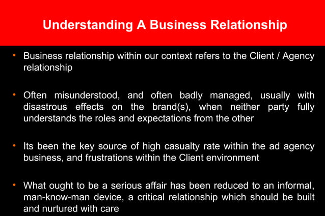 Effective Clients Relationship Management | PPT | Advertising Industry ...