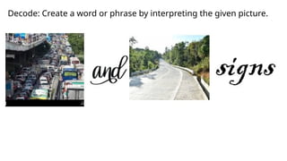 Classroom observation for traffic and road signs | PPTX