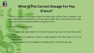 Pau D'arco Tea Uses, Benefits, Side Effects, and Dosage | PDF | Herbs ...