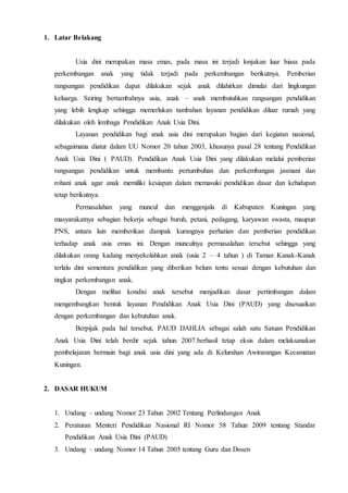 Proposal Paud dahlia | DOCX