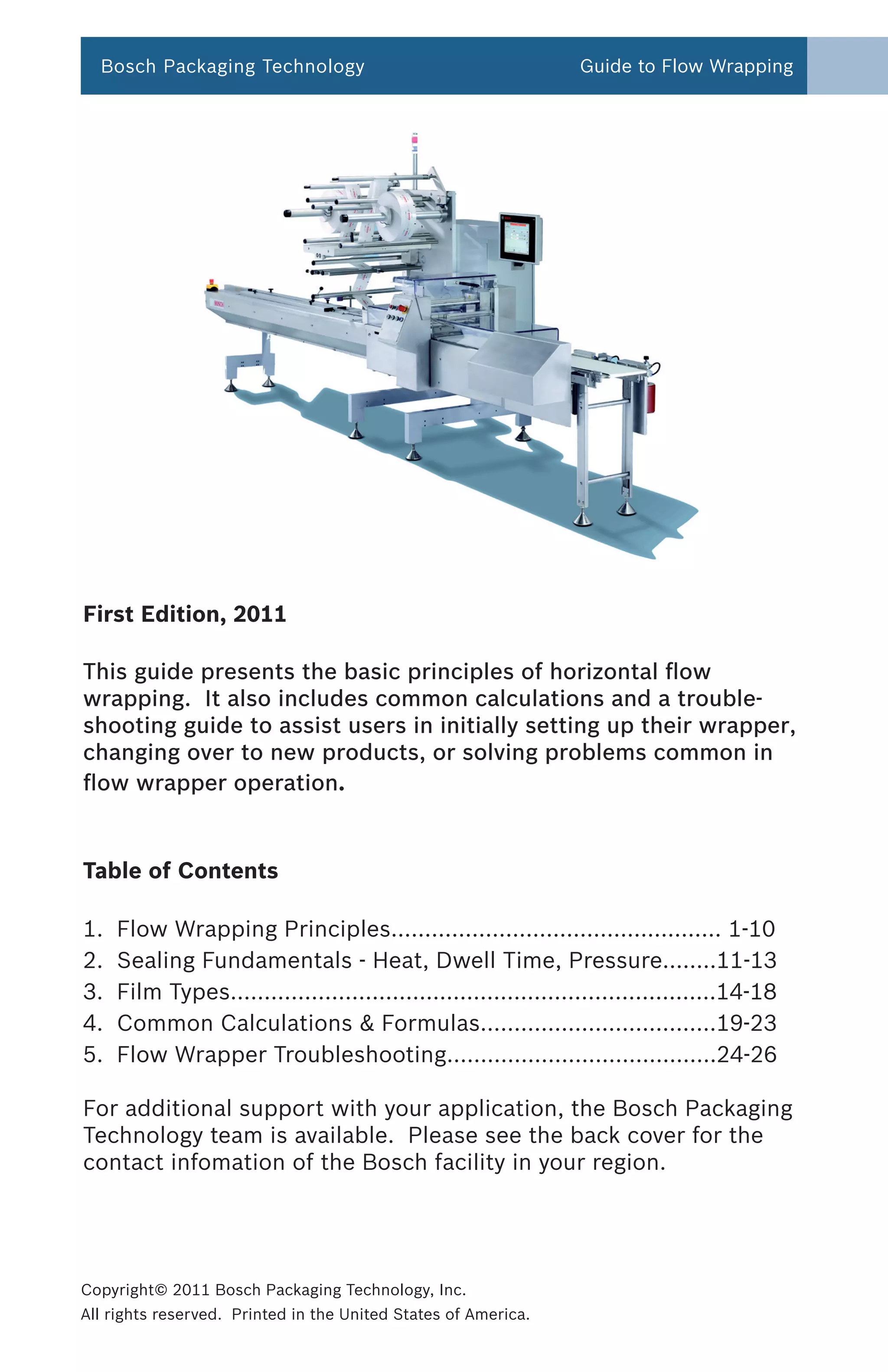 Bosch Guide to Flow Wrapping | PDF