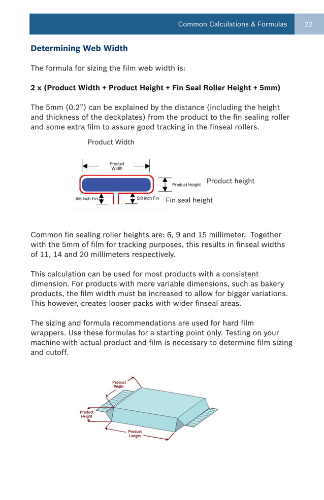 Bosch Guide to Flow Wrapping | PDF
