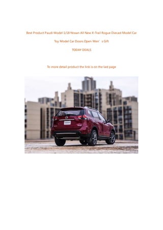 Paudi model x trail rogue diecast model car | PDF