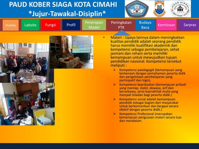 Paud siaga kota cimahi | PPT