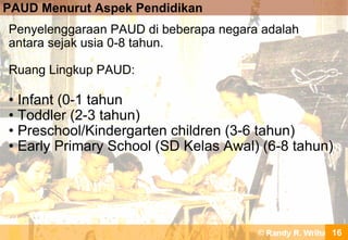 Revitalisiasi Kebijakan Pendidikan Anak Usia Dini (PAUD), tahun 2008 | PDF