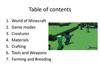 Minecraft | PPTX