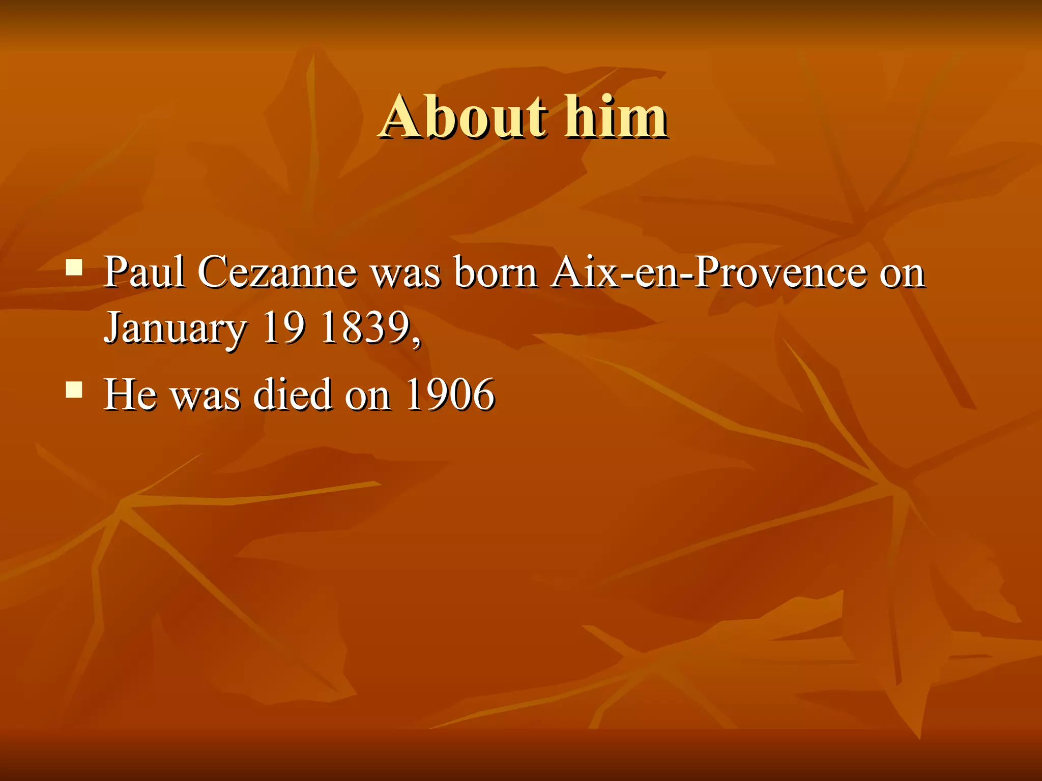 Paul Cezanne | PPT