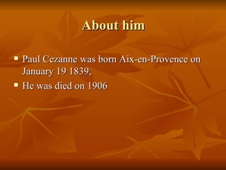 Paul Cezanne | PPT