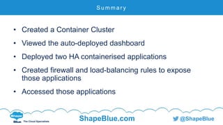 Paul Angus - CloudStack Container Service | PPT