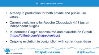Paul Angus - CloudStack Container Service | PPT