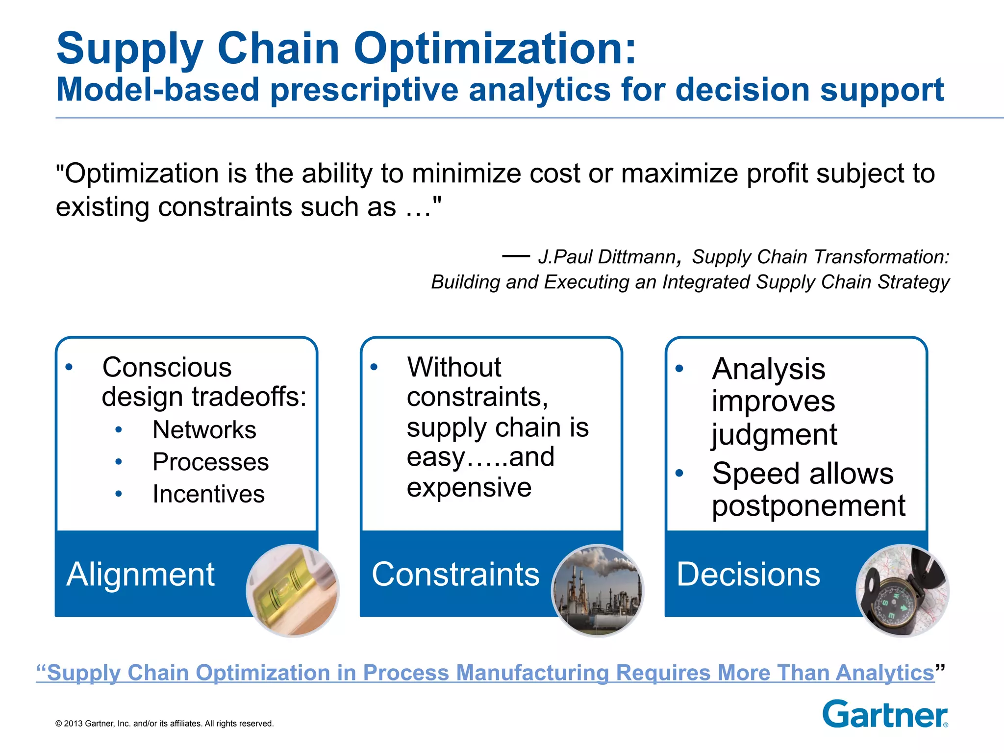 Paul Lord, Gartner – “From Out-Sourcing to Optimization: Making Sense ...