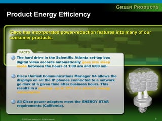 Paul Marcoux - Cisco - Cisco's Green Story | PPT