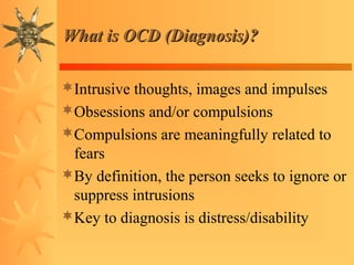 OCD Action - Making CBT work - Paul Salkovskis | PPT