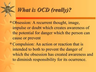 OCD Action - Making CBT work - Paul Salkovskis | PPT