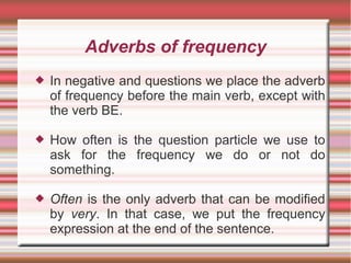 Grammar reference unit 5 | ODP